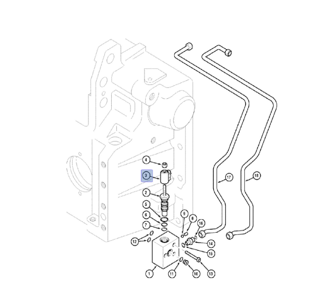 Électrovanne enclenchement prise de force | Case IH