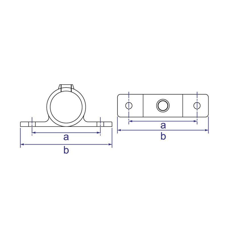 Norma Anneau à double bride Ø33,7mm Accesoires et fixation barrières - AGZ000833751