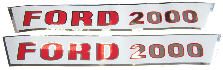 Autocollant Kit Ford 2000 pré Force | Ford Decalques & emblèmes ...