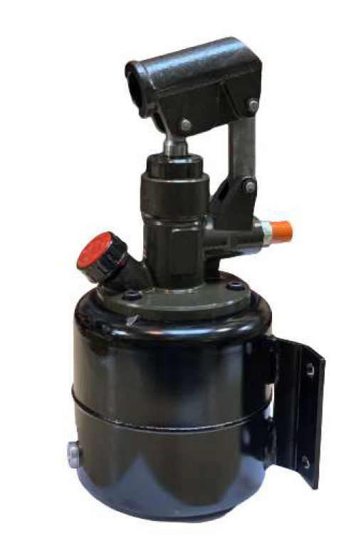 POMPE A MAIN 25 CM3 SIMPLE EFFET RESERVOIR 7L Pompes hydrauliques ...