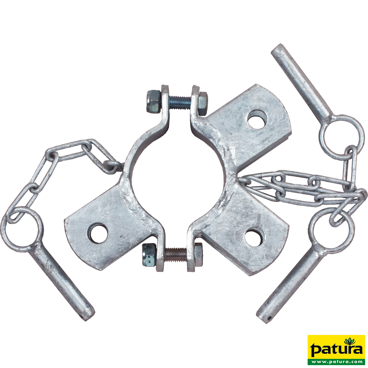 Bride double 76, 3 directions Accesoires et fixation barrières - AGZ000741658