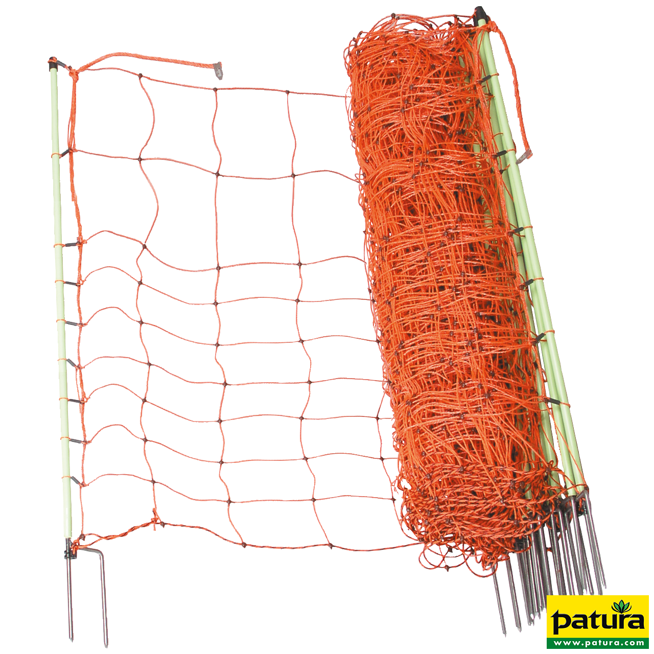 Filet électrifié protection des cultures 0,65m hors sol, piquet double ...