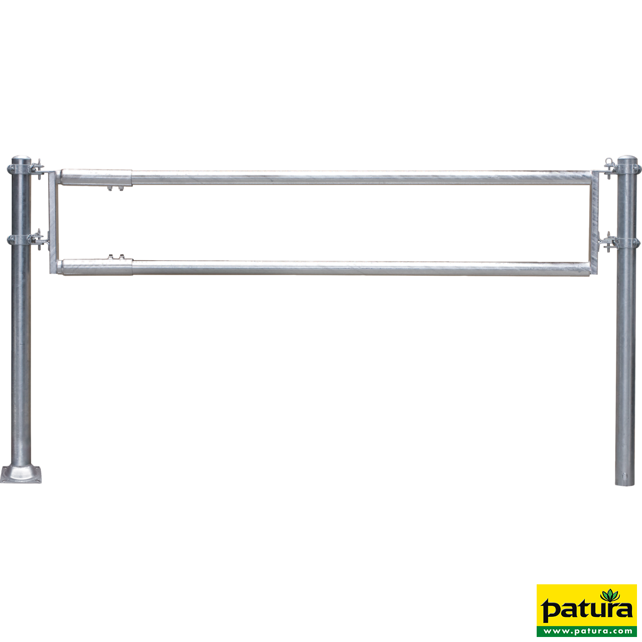 Libre-service 2 barres horizontales, 4m, sans poteaux ni brides ...