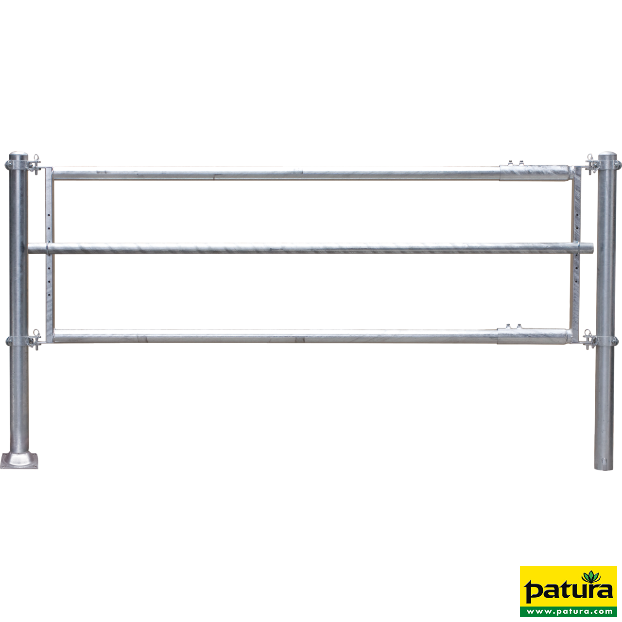 Libre-service 3 barres horizontales, 5m, sans poteaux ni brides ...