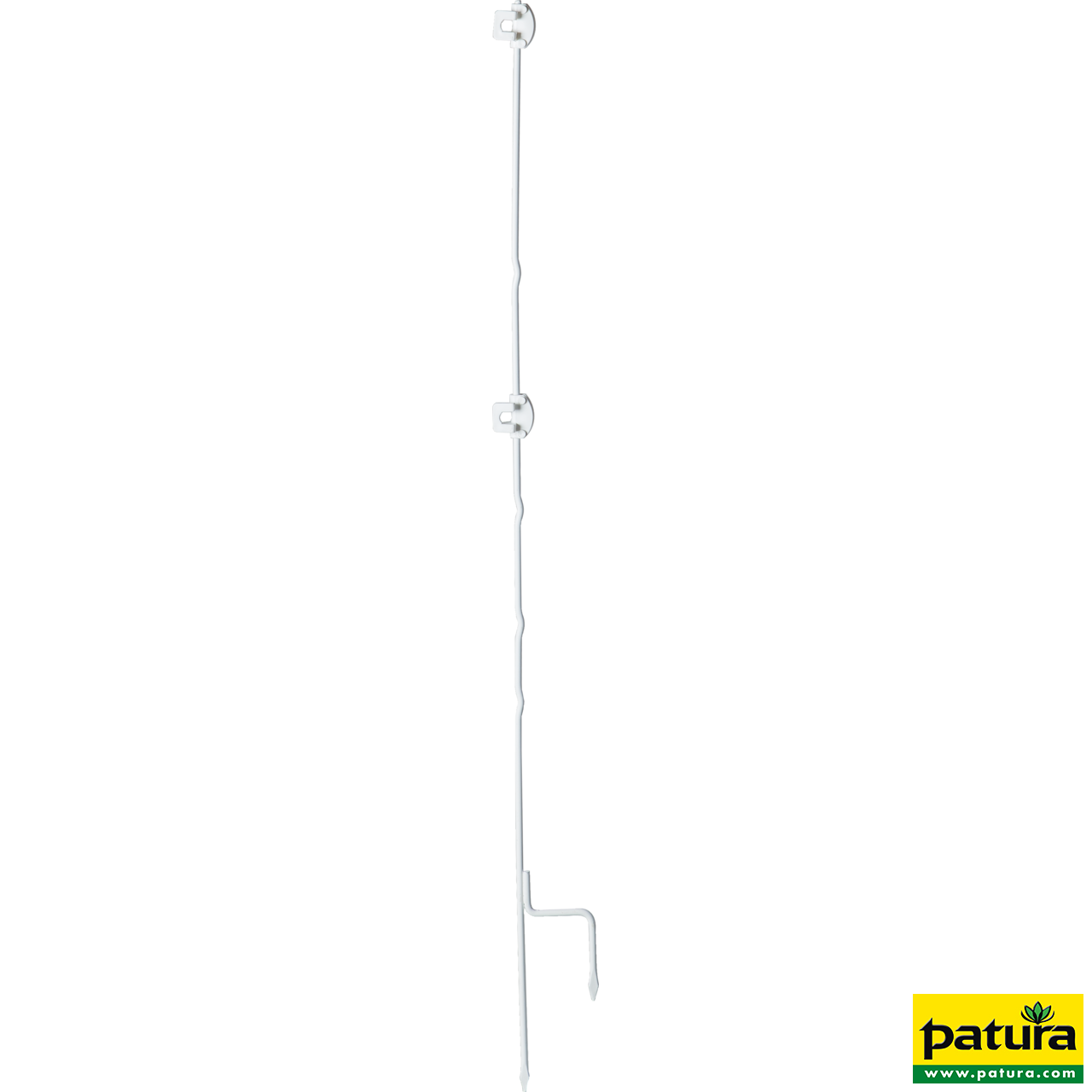 Piquet acier Tournefix, 1,13 m avec 2 isolateurs (les 10) Piquet fer ...