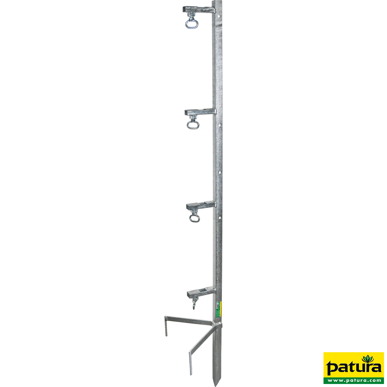 Piquet de montage spécial, 4 enrouleurs, hauteur cloture 1,35 m ...