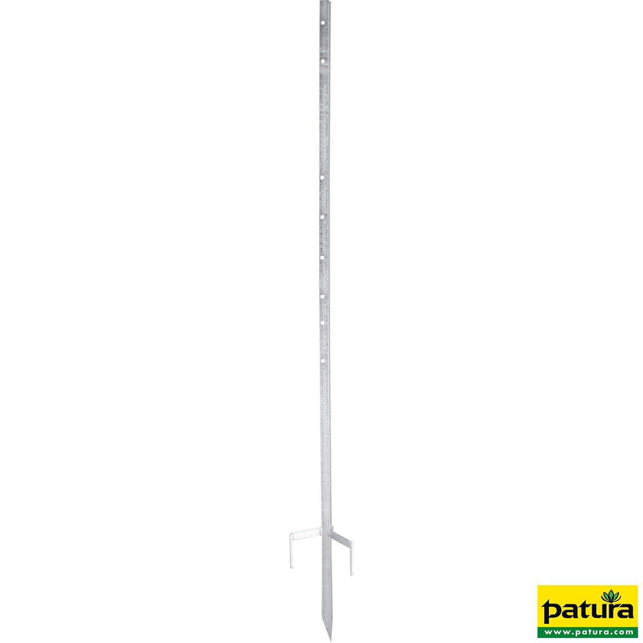 Super piquet cornière robuste pour cloture mobile jusqu'à 1,30 m de ...