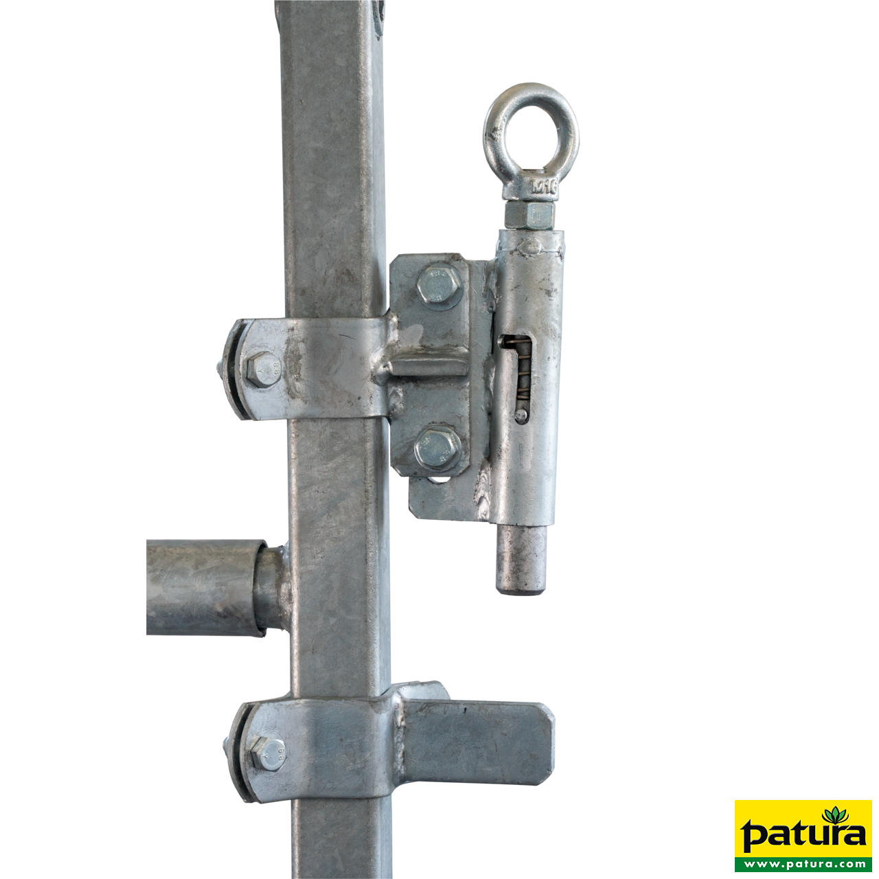 Verrou automatique TS avec blocage pour barrière et tube 45 x 45 mm ...