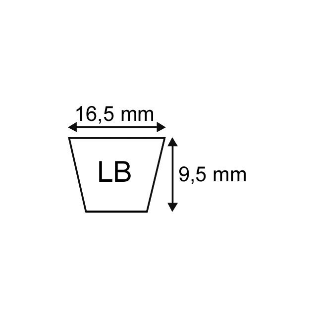Courroie lb33 supergold 1000 origine mitsuboshi Courroie de coupe ...
