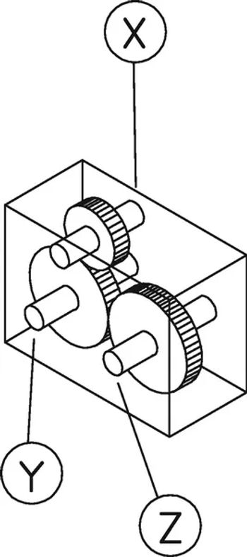 Boitier inverseur réducteur prise de force Bondioli pavesi