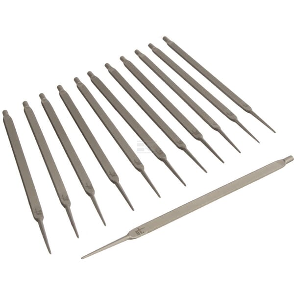 Lot de 12 - lime plate pour double angle de coupe droite Lime ...