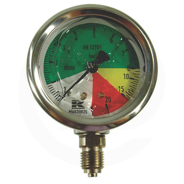 Manomètre D63 0-8-25 bars Manomètre hydraulique - AGZ000042876