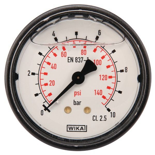 Manomètre Ø63 0-10bar ¼" ar. Manomètre hydraulique - AGZ000042882