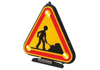 Triflash LED 10-30V 500 mm Sacex Classe II avec câble de pliage Panneau ...