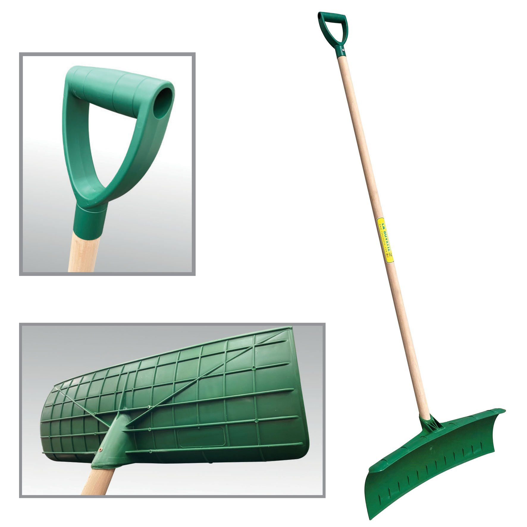 Rabot multi-usage 60 cm avec manche 1.60 m et poignée La buvette