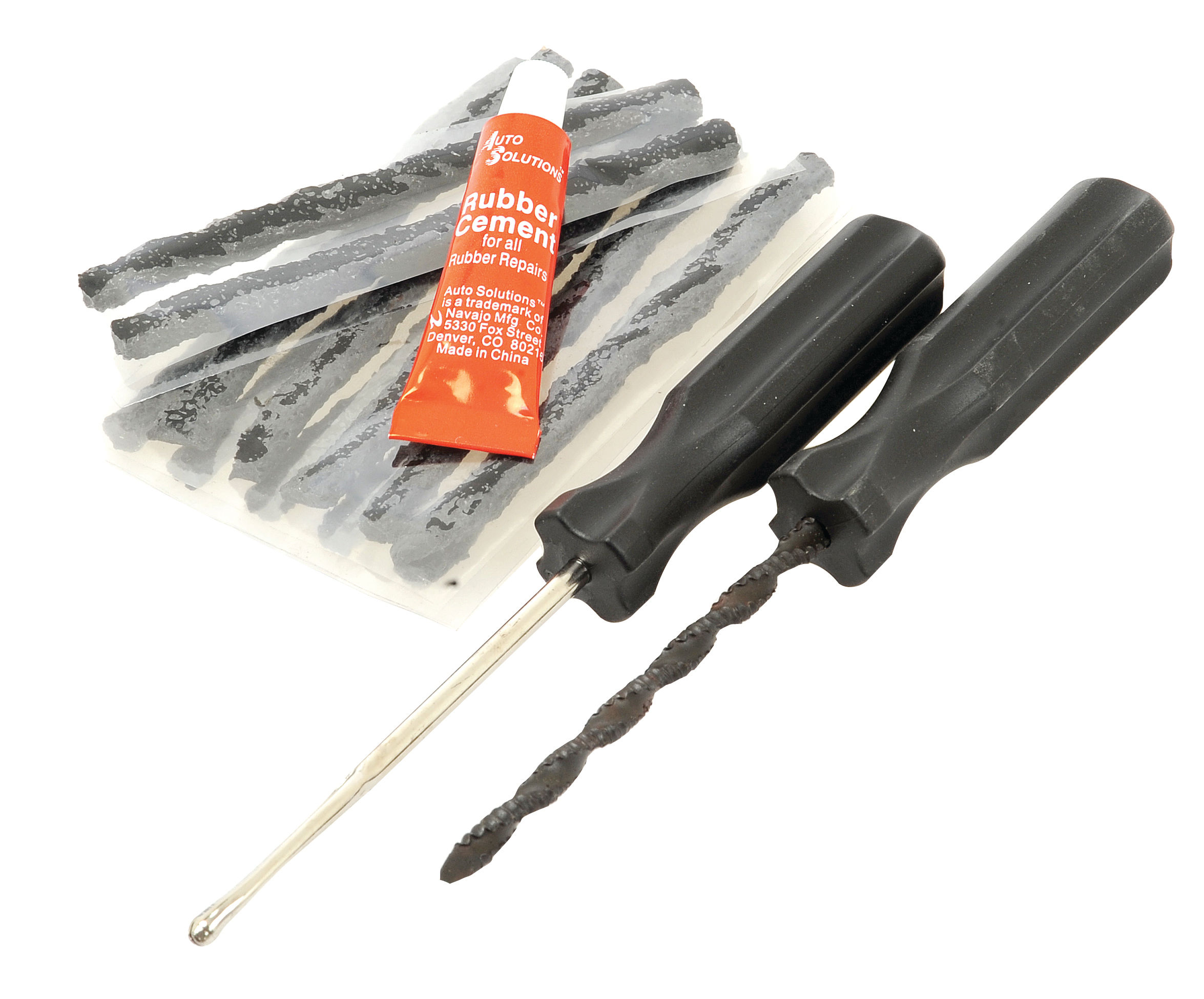 Kit de réparation de pneus tubeless