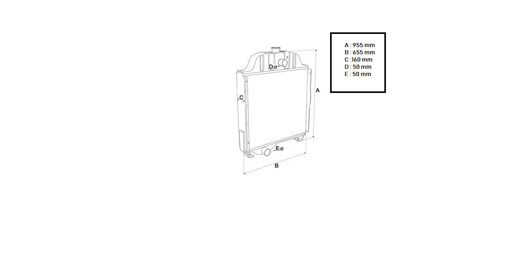 Radiateur de refroidissement Case IH PUMA CVX 84249173