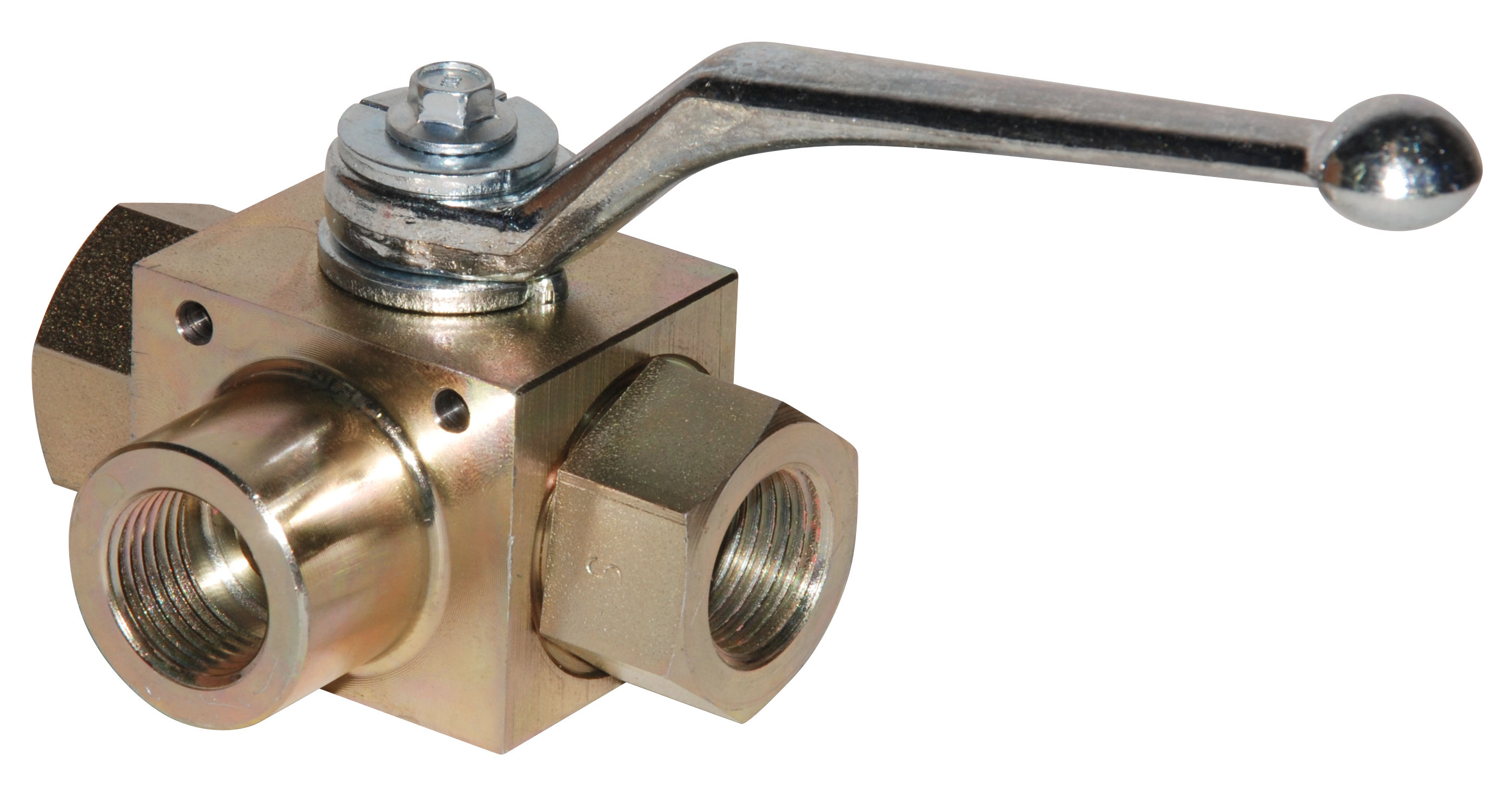 Vanne a 3 voies avec trous de fixation l - bsp 1/2 Vannes 3 voies - AGZ000529301