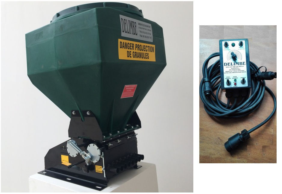 Microgranulateur Delimbe T15 120L 5 sorties avec boitier DPA prise de ...