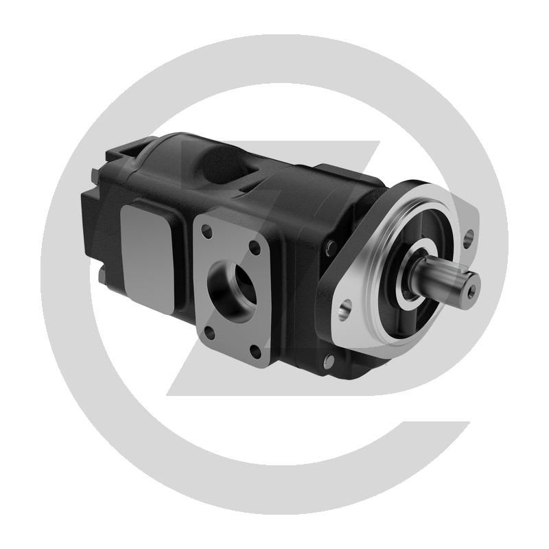 GRANIT Pompe hydraulique JCB - Pompe à engrenages, arbre à clavette, rotation antihoraire, 36 ...