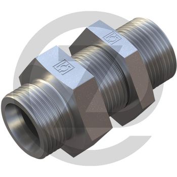 X-UCL 18 L - Raccord passe-cloison droit Raccord droit Mâle - Mâle - AGZ000786512