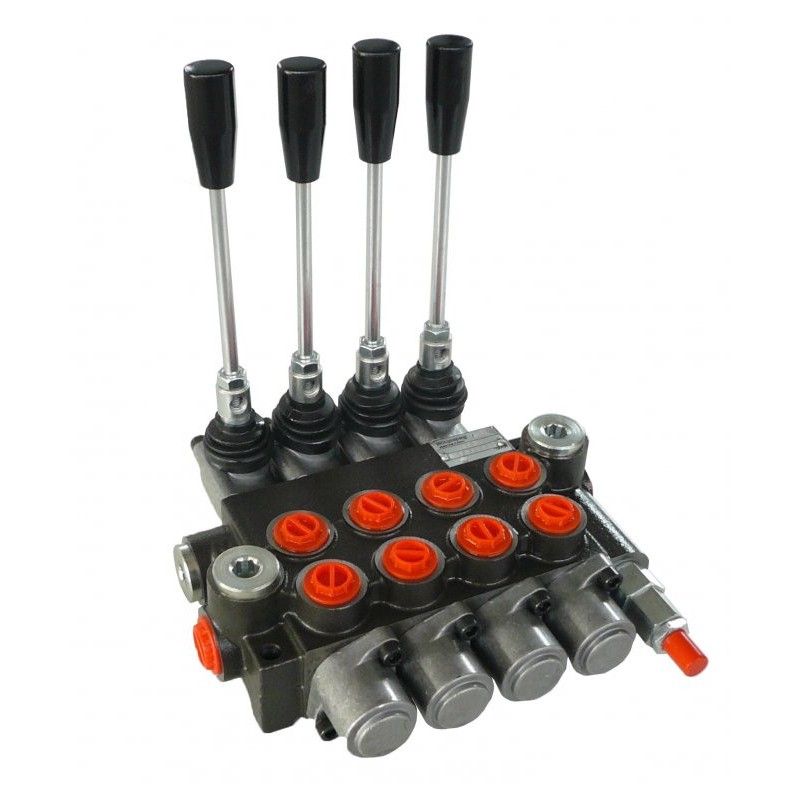 Bloc Distributeur Hydraulique 4 fonctions Adaptable