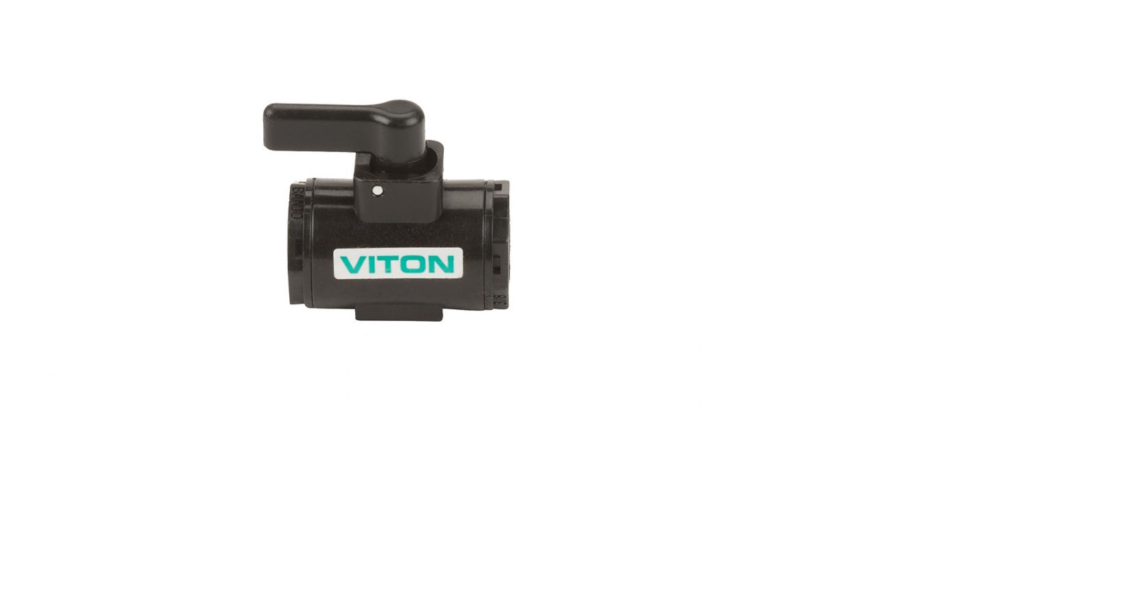 Vanne manuelle 2 voies joint Viton 3/8 F/F Lg.44mm