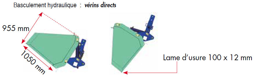 Godet Desvoys Master 2,25m 0416 Origine
