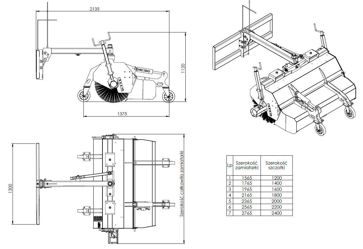 Balayeuse agricole Sonarol ZM SNR 1800 Balayeuse Rotative - AGZ000601341