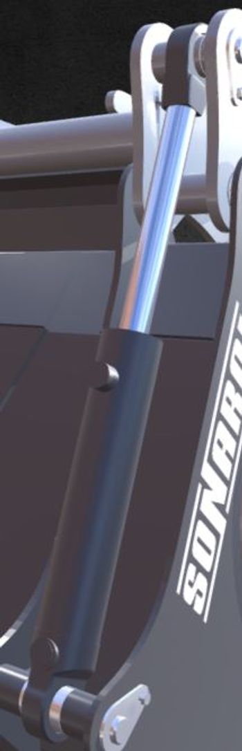 Vérin hydraulique pour godet crocodile mécano soudé LKPL SNR Sonarol ...