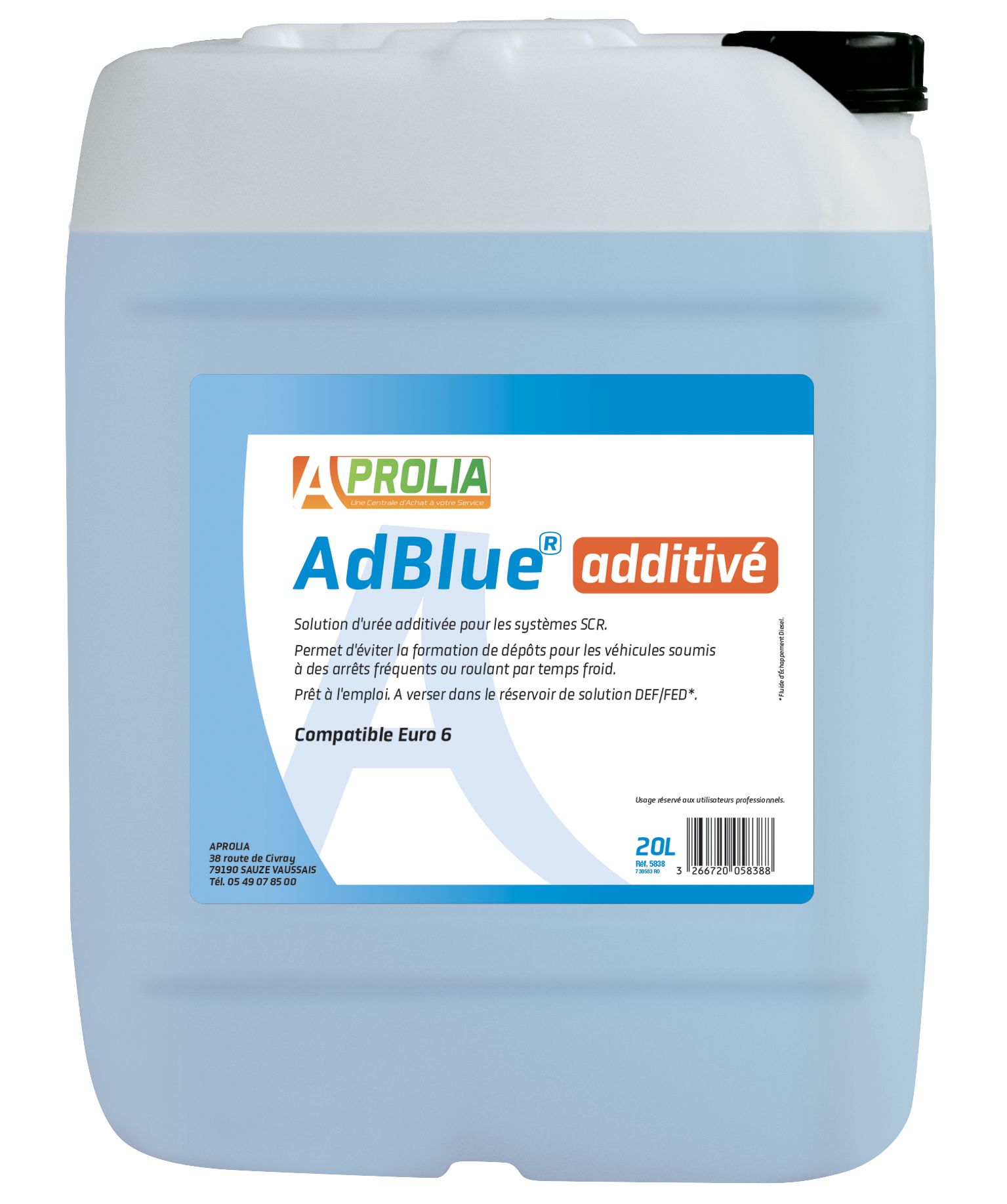 Adblue additivé bidon 20l